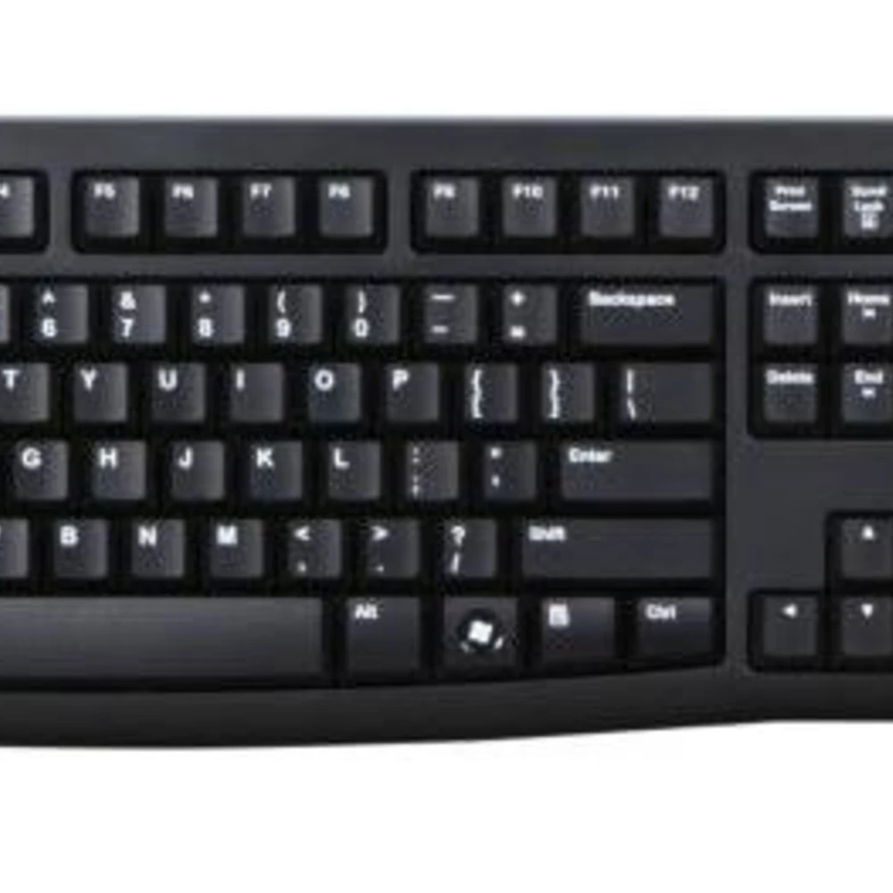 Logitech Keyboard K120 for Business, Full-size (100%), Wired, USB ...