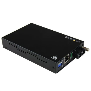 StarTech.com Gigabit Ethernet Multi Mode Fiber Media Converter SC 550m ...