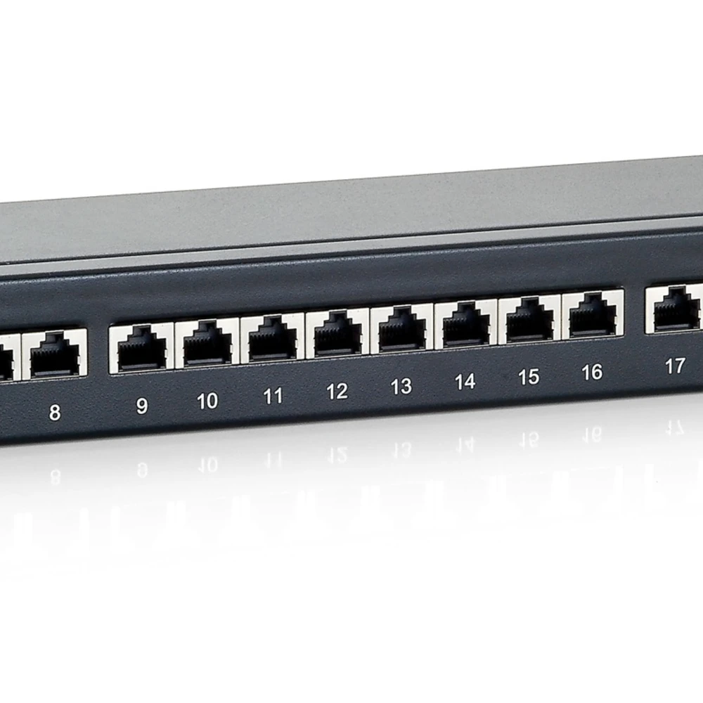 PATCH PANEL 24P CAT.6 19" 1U SCHER | Synaptica Shop